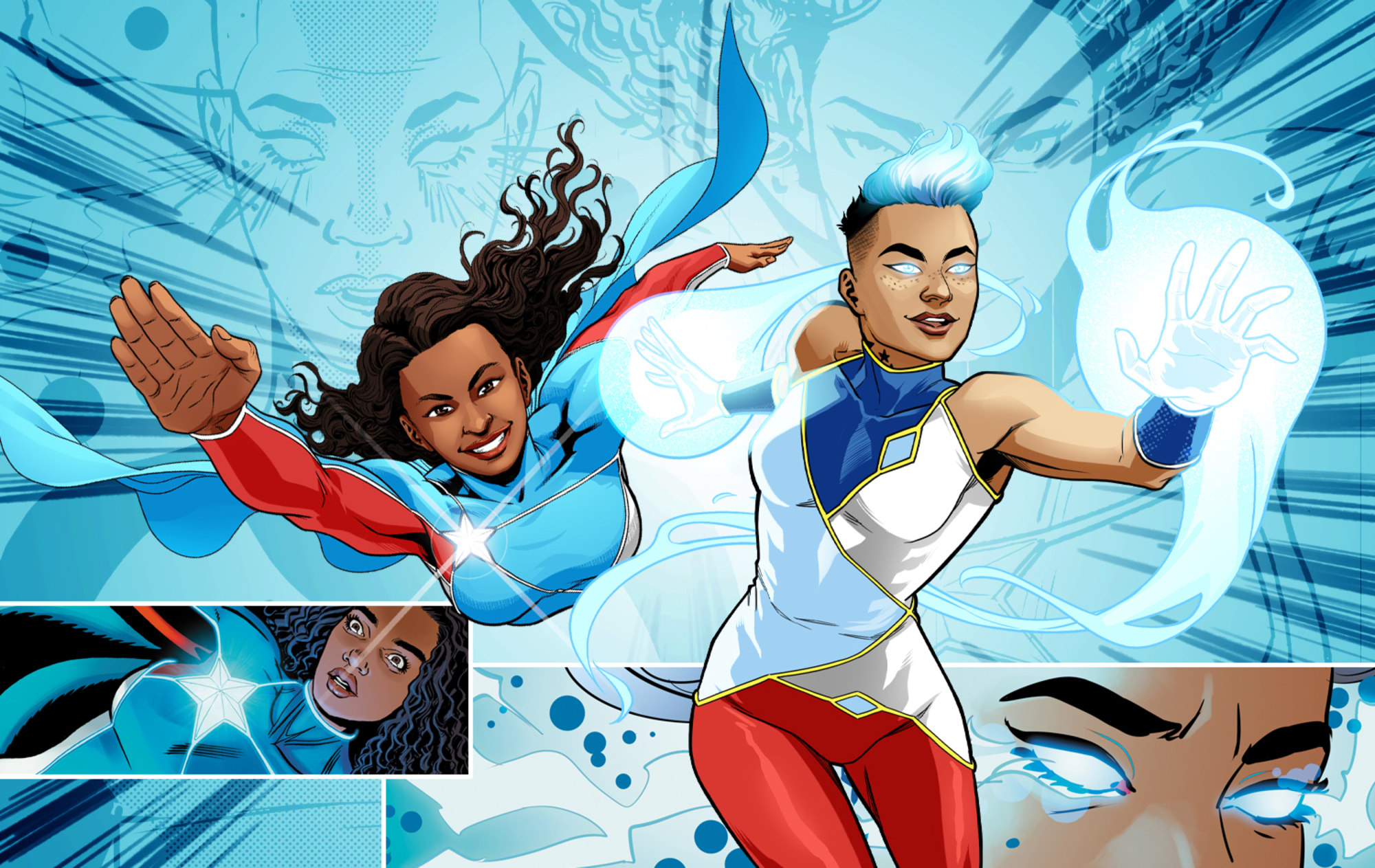 La La Lui, a Latina- Asian and LGBTQ superhero named Lúz